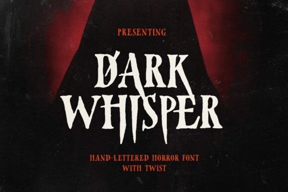 Dark Whisper Font - Free Font