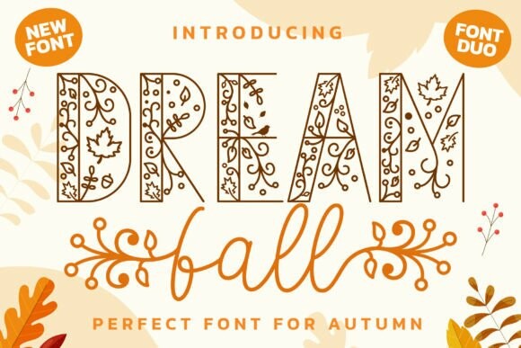 Dream Fall Duo Font - Free Font