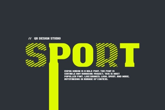 Espog Maron Font - Free Font