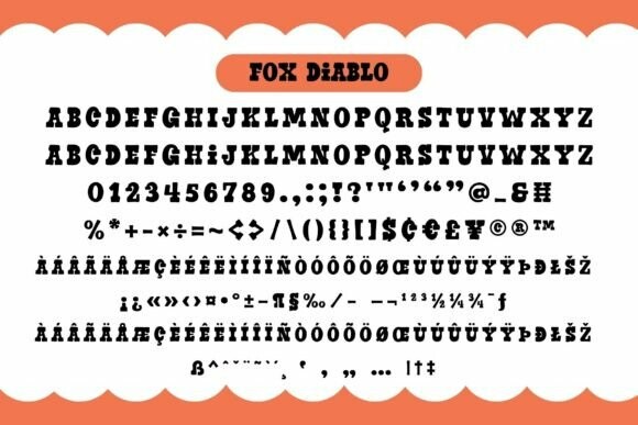 Fox Diablo Font - Free Font