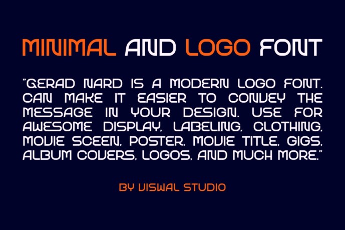 Gerad Nard Font - Free Font