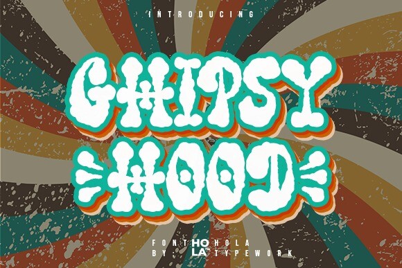 Ghipsy Hood Font - Free Font