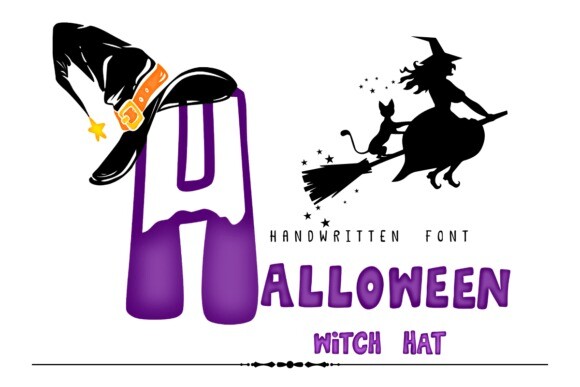 Halloween Witch Hat Font - Free Font