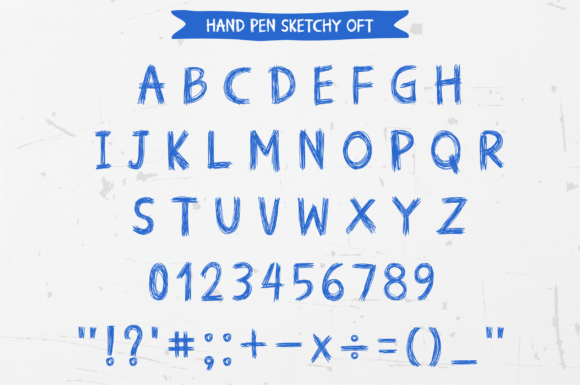 Hand Pen Sketchy Font - Free Font
