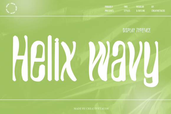 Helix Wavy Font - Free Font