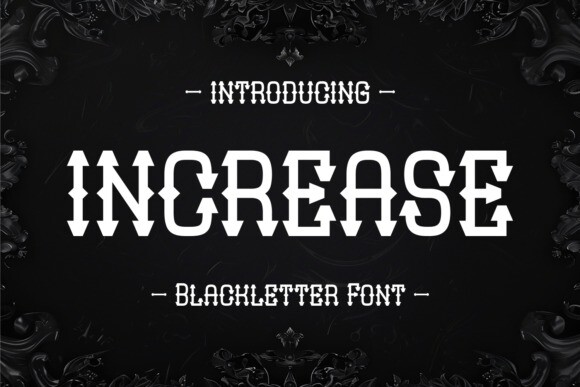Increase Font - Free Font