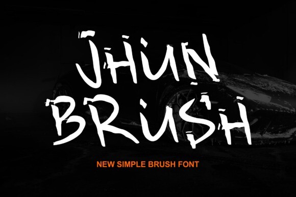 Jhunbrush Font - Free Font