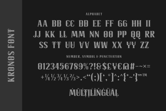 Kronos Font - Free Font