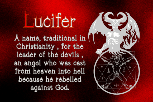 Lucifer Display Font - Free Font