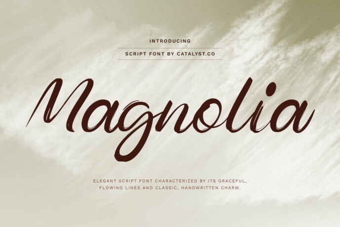 Magnolia Script Typeface - Free Font