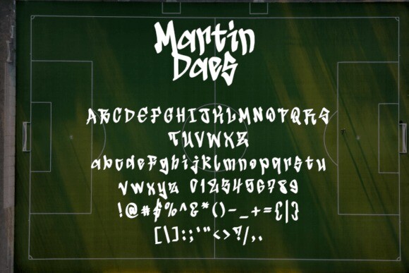 Martin Daes Font - Free Font