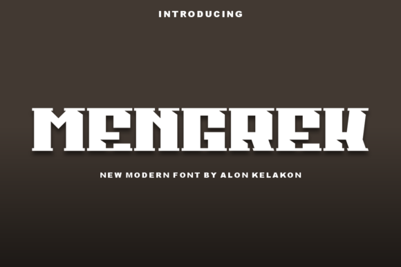 Mengrek Font - Free Font