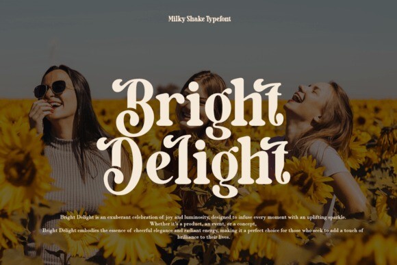 Milky Shake Font - Free Font