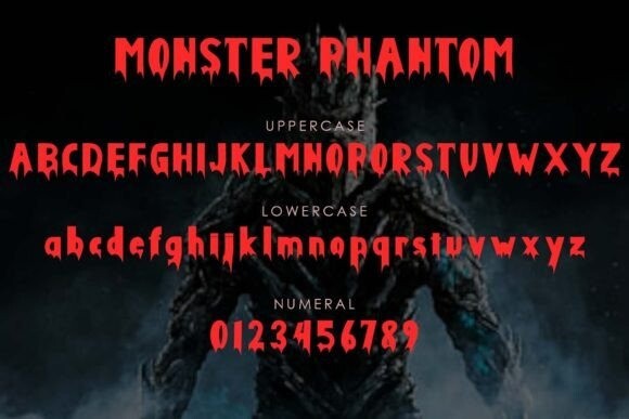 Monster Phantom Font - Free Font