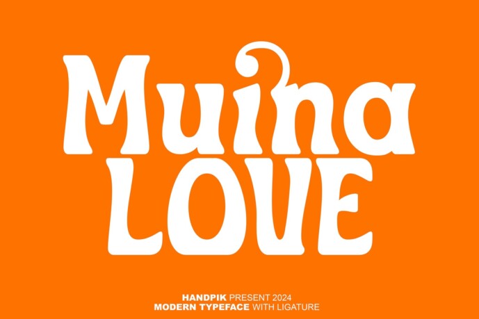 Muina Love Font - Free Font