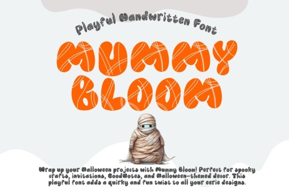 Mummy Bloom Font - Free Font