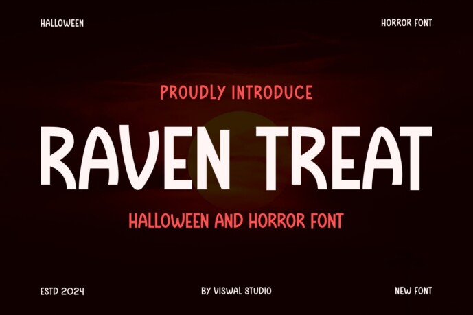 Raven Treat Font - Free Font