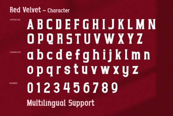 Red Velvet Font - Free Font