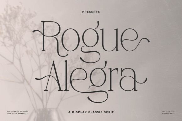 Rogue Alegra Font - Free Font