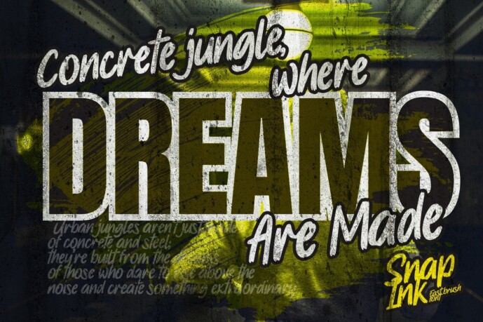 Snap Ink Font - Free Font