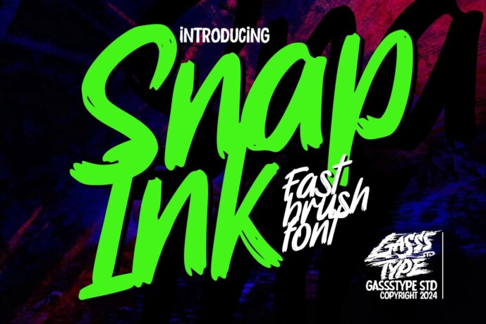 Snap Ink Font - Free Font
