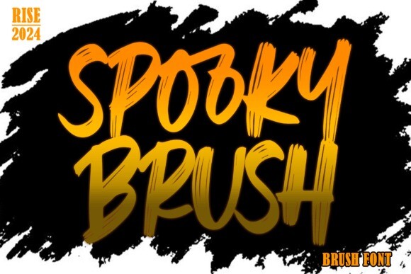Spooky Brush Font - Free Font