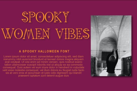 Spooky Star Font - Free Font
