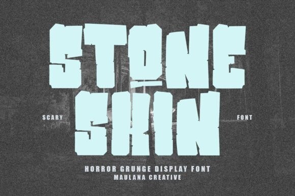 Stone Skin Font - Free Font