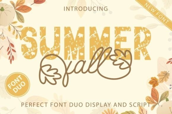 Summer Fall Duo Font - Free Font