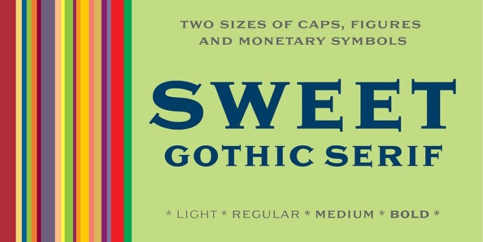 Sweet Gothic Serif Font - Free Font