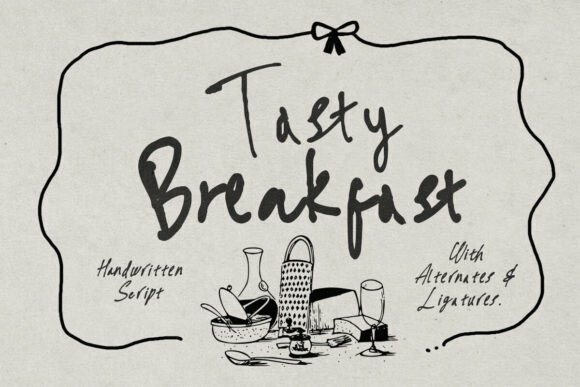 Tasty Breakfast Font - Free Font