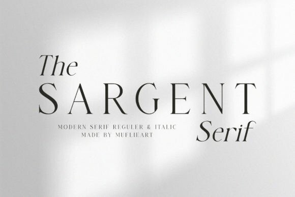 The Sargent Serif Font - Free Font