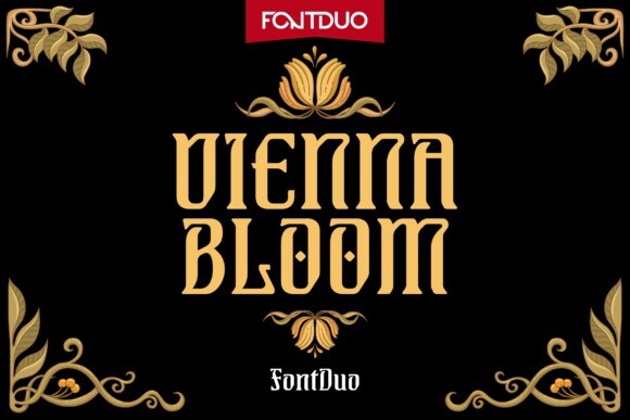 Vienna Bloom Font - Free Font
