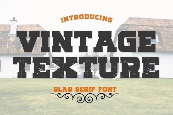Vintage Texture Font - Free Font