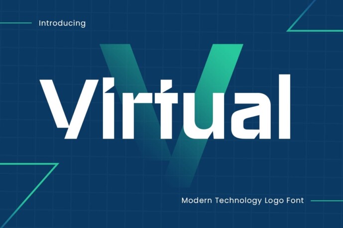 Virtual Technology Font - Free Font