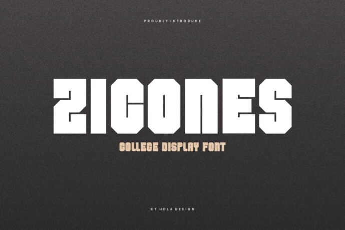 Zicones Font - Free Font