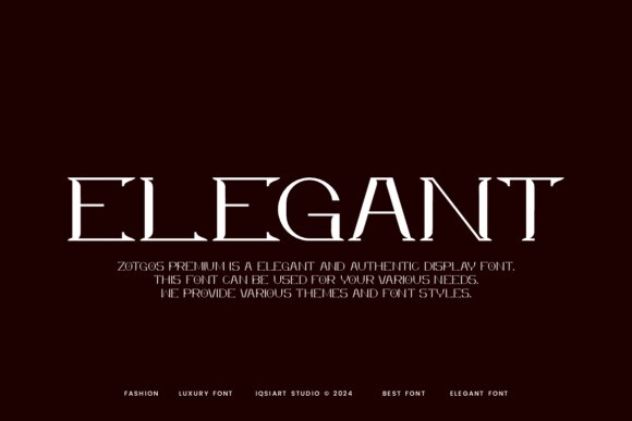 Zotgos Premium Font - Free Font