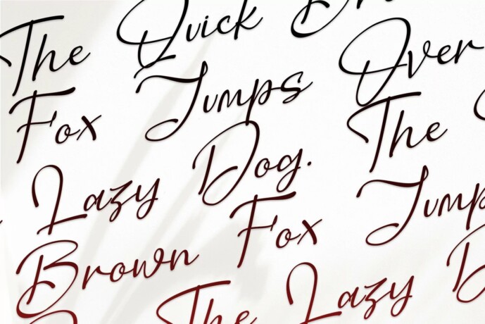 Aesthetic Lettering Font - Free Font