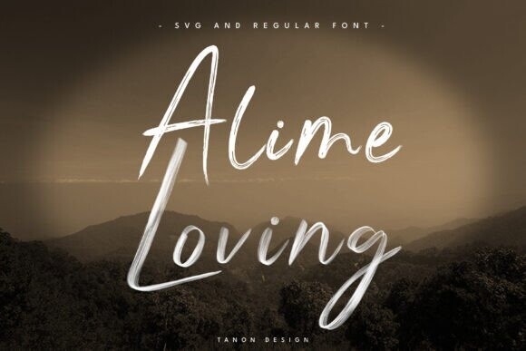 Alime Loving Font - Free Font