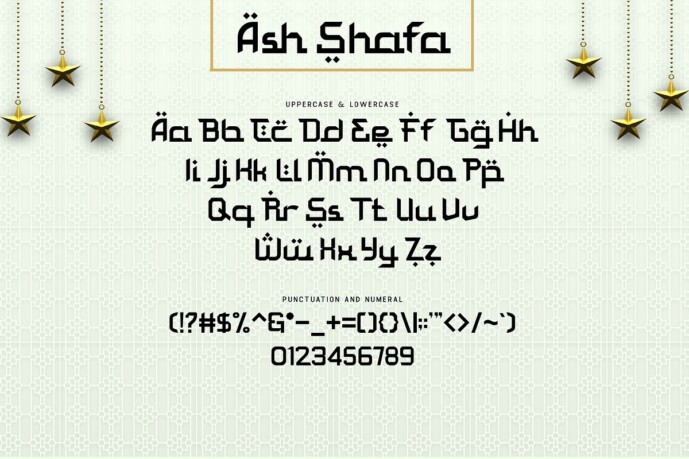 Ash Shafa Font - Free Font