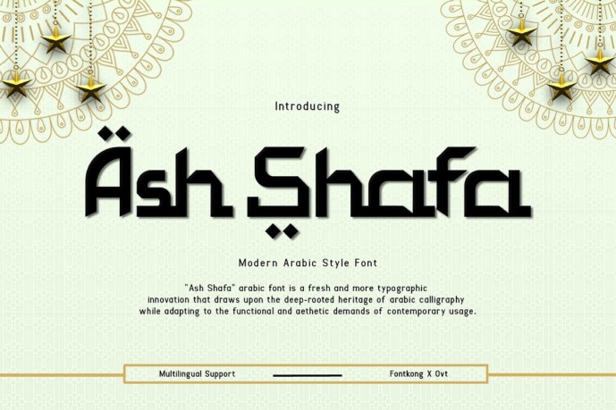 Ash Shafa Font - Free Font