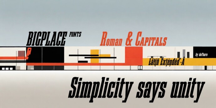 Bigplace Font - Free Font