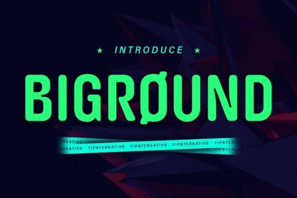 Biground Font - Free Font