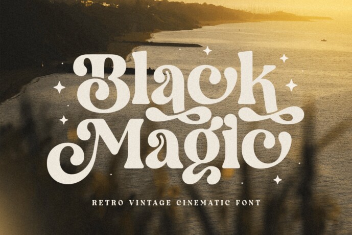 Black Magic Display Font - Free Font