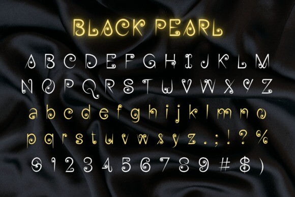Black Pearl Typeface - Free Font