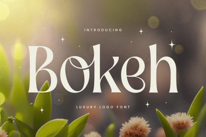 Bokeh Font - Free Font