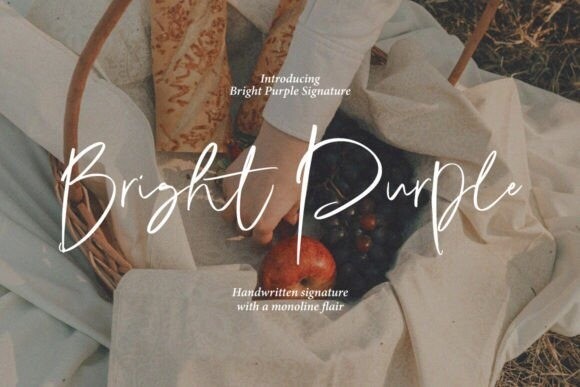 Bright Purple Font - Free Font