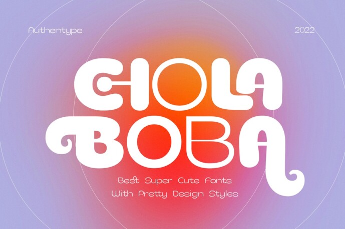 Chola Boba Font Family - Free Font