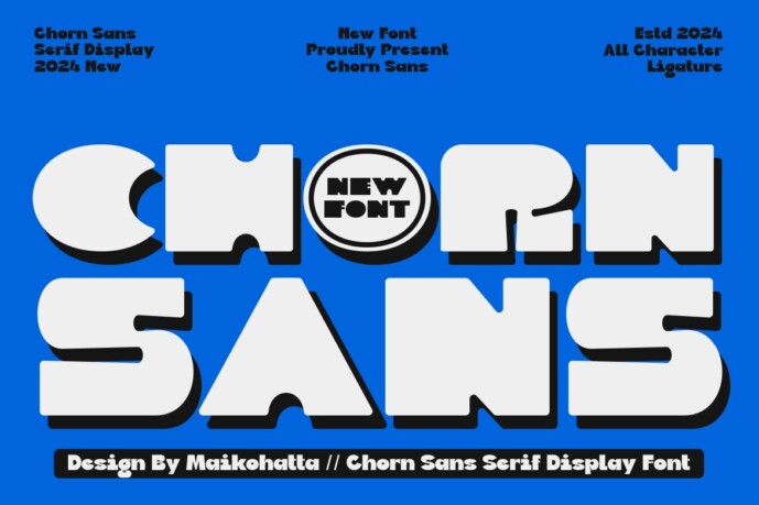 Chorn Display Font - Free Font