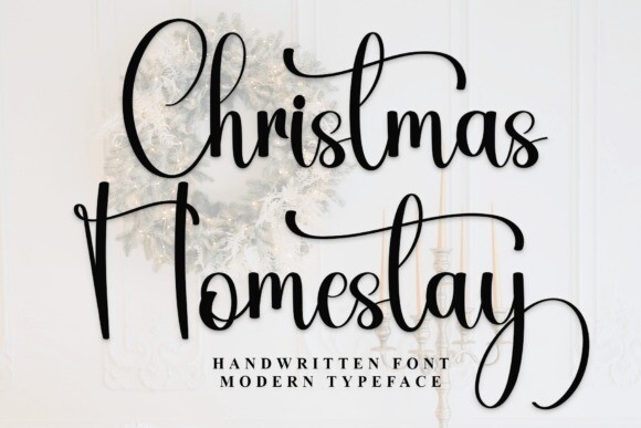 Christmas Homestay Font - Free Font